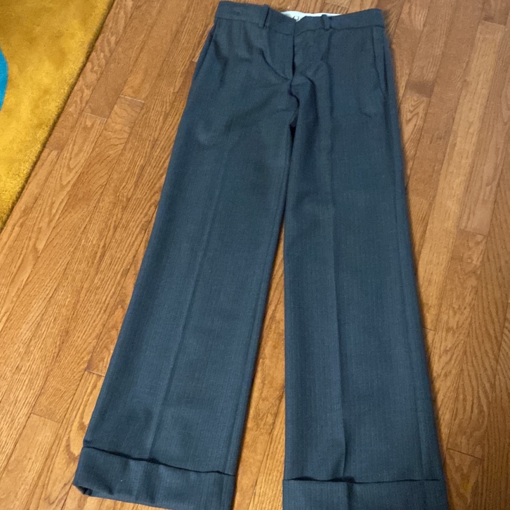 Chloe High Rise Wide Leg Slacks - Gem